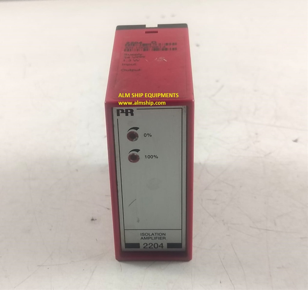 Pr Electronics 2204 D / 2204 Isolation Amplifier | ALM SHIP EQUIPMENTS